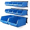 Amazon.com: Wallmaster Wall Mounted Storage Bins, Wall Storage Bins ...