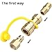 Amazon.com : EXCELFU 3/8 Inch Natural Gas Quick Connect Fittings, LP ...