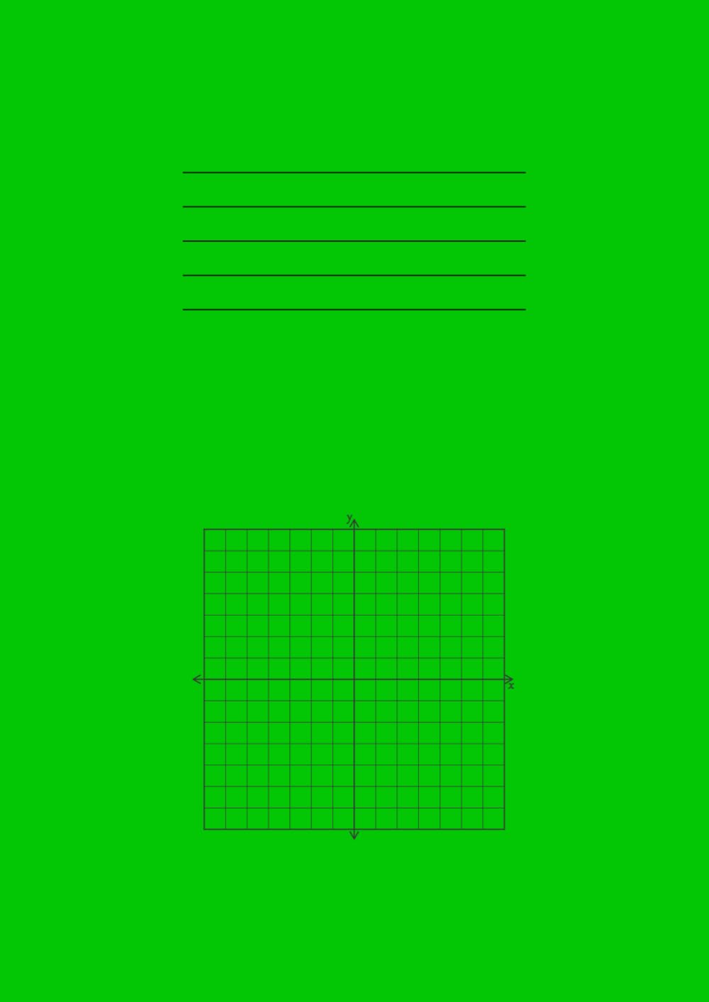 Coordinate Plane Graph Paper Four 4 Quadrant Cartesian Graphing Grid ...