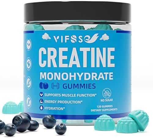 Amazon.com: Creatine Monohydrate Gummies 5mg with BCAA L-Citrulline ...