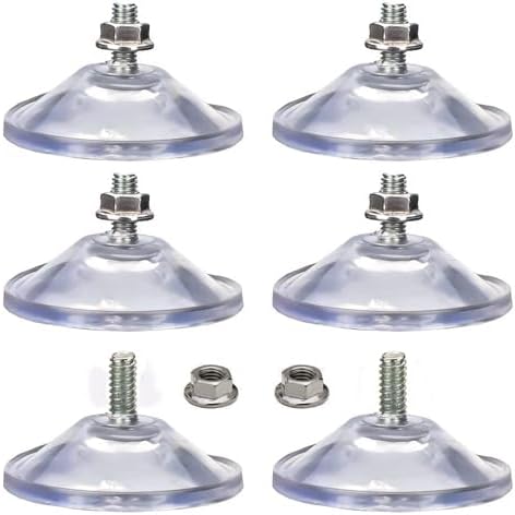 Amazon.com: XJKJ M6 x 14 6 PCS Thickened Suction Cup with Extra Strong ...