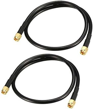 Amazon.com: uxcell Antenna Extension Cable SMA Male to SMA Male Coaxial Cable RG58 50 Ohm 1 Ft ...