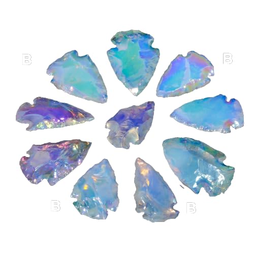 Amazon.com: White Arrowhead, White Arrowhead Obsidian for Wire Wrap ...