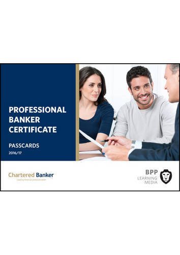 Professional Banker Certificate: Passcards: Amazon.co.uk: BPP Learning ...