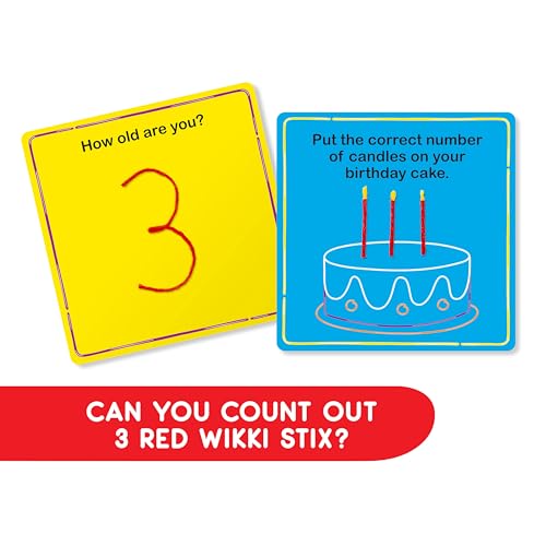 Snapklik.com : Wikki Stix Numbers And Counting Cards, Preschool ...