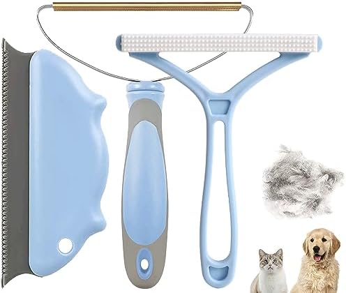 AXLUNAR Pet Hair Remover - 4 Pack Dog Cat Hair Remover for Couch ...