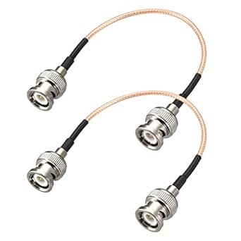 Amazon.com: TA-VIGOR 2pcs RG316 Coaxial Cable 0.5Ft, 50 Ohm BNC Male to BNC Male Low Loss Coax ...