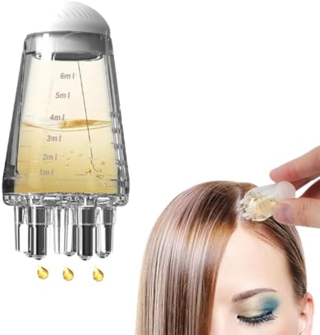 VREENY Hair Root Applicator Bottle with Comb Cap for Applying Hair Oil ...