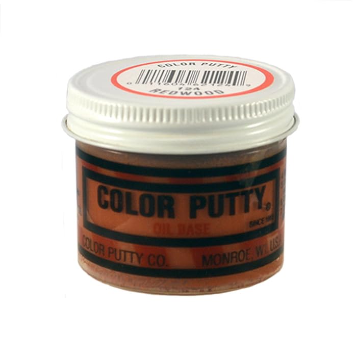 3.68 oz Color Putty 124 Redwood Color Putty Oil-Based Putty - Wood Fill ...