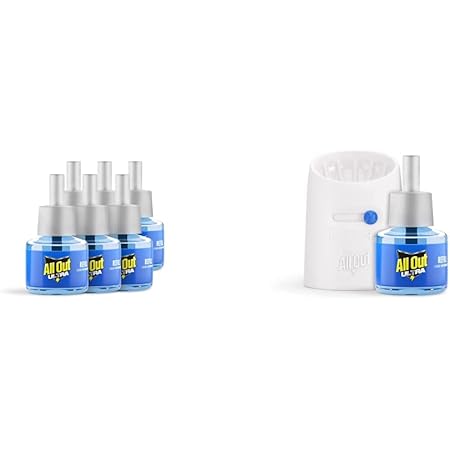 All Out Ultra Mosquito Repellant Refill Faster Action (45 mL each) Pack ...