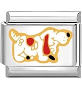 Quiges Special 9mm Italian Style Charm Link Module Stainless Steel Blue ...