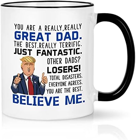 Amazon.com: YHRJWN - Trump Dad Mug - Father's Day Dad Gifts from ...