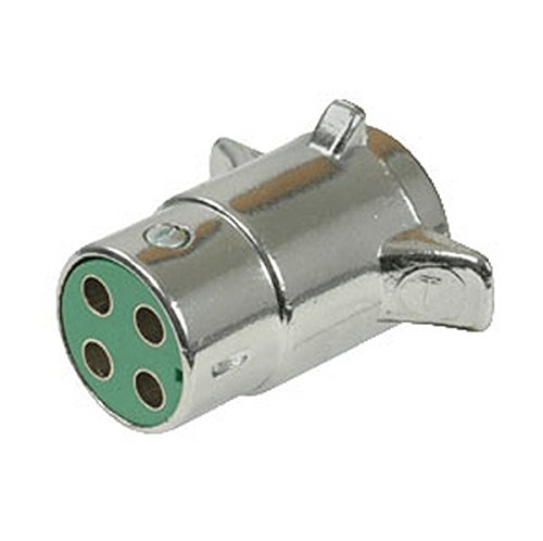 POLLAK RV Trailer 4-Way Connector Plug - 11-409 Wiring Connector (1 ...