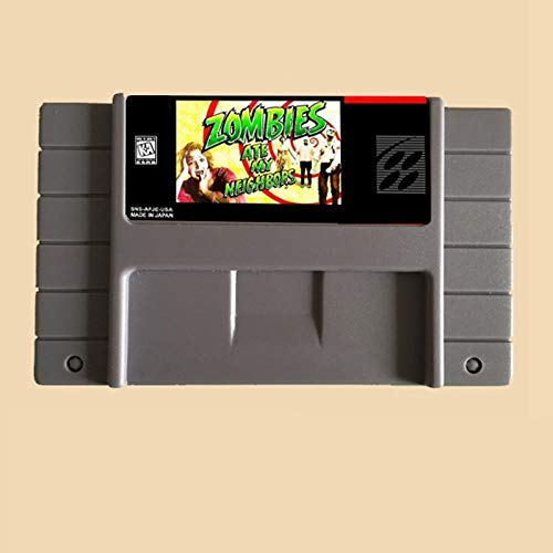 Amazon.com: Royal Retro 16 Bit Zombies Ate My Neighbors NTSC Big Gray ...
