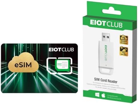 Amazon.com: eSIM Card & Reader Bundle, Physical eSIM Card for Unlocked ...