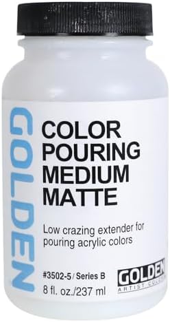 Amazon.com: Matte Medium by GOLDEN, 32 fl. oz. Jar, Professional ...
