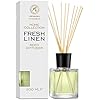Amazon.com: Reed Diffuser Fresh Linen 6.8 Fl Oz - Scented Reed Diffuser ...