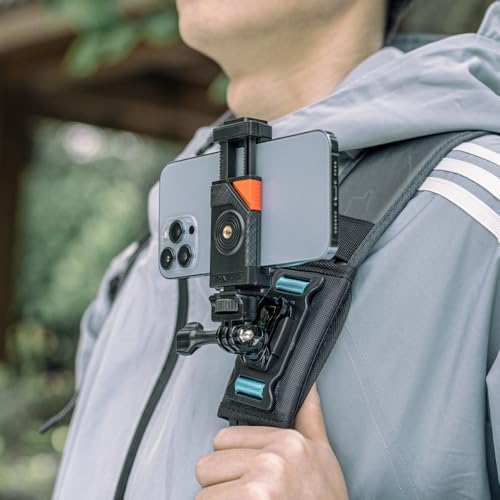 Amazon.com: FORZEN Phone Clamp Mount,Backpack Cellphone Holder,Backpack ...