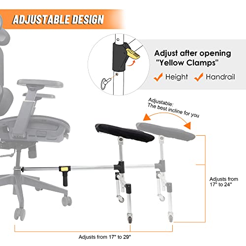 Snapklik.com : Adjustable Single Leg Support, All Metal Leg Support At ...