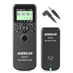 Buy AODELAN Wireless Shutter Release Timer Remote Control with HDR and Intervalometer for Sony ...