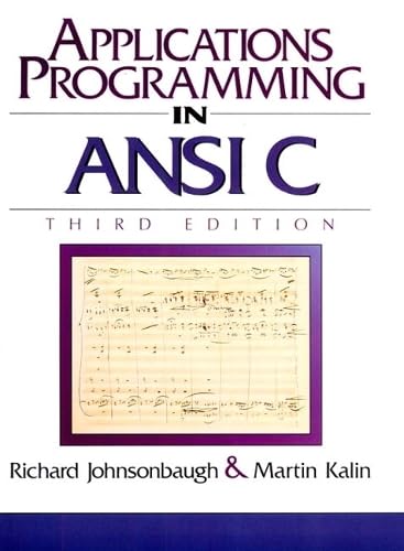 Amazon.com: Applications Programming in ANSI C (3rd Edition ...
