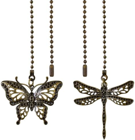 STNRST-IN Bronze Ceiling Fan Pull Chain Extender Decorative, 2Pcs ...