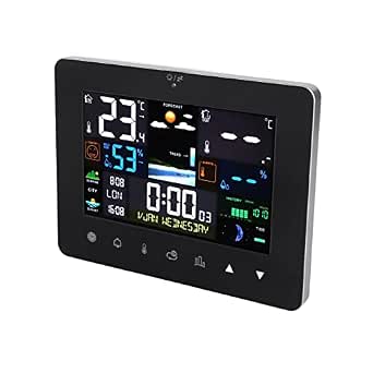 Amazon.com: Weather Station, Colorful Digital Weather Forecast Station ...