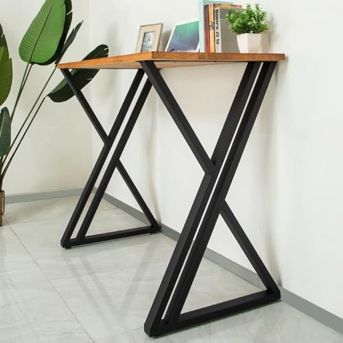 Amazon.com: POLUNCA Industrial Modern High Coffee Table Legs, 40 Inch ...