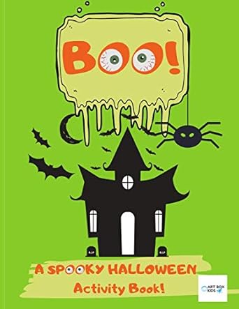 BOO! A Spooky Halloween Activity Book!: Wilson, Hew: 9781698586328 ...