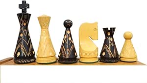 Amazon.com: Unique HandCarved Artistic 4" Cone Minimalist Burnt ...