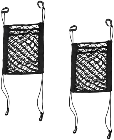 Amazon.com: Suvnie 2PCS 3-Layer Car Mesh Net Organizer, Four-Side ...