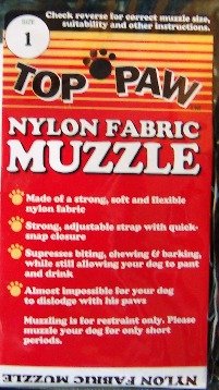 Top Paw - Nylon Fabric Muzzle : Amazon.in: Pet Supplies