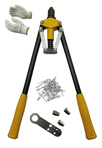 Inditrust 17"Inch Double Core-pulling Hand Rivet Gun Riveting Gun and ...