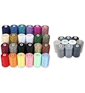 Amazon.com: Sewing Thread-24 Spools of Polyester Thread for Sewing ...