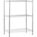 Amazon.com: Amazon Basics 3-Shelf Narrow Adjustable, Heavy Duty Storage ...