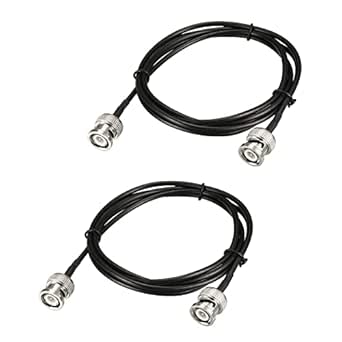 Amazon.com: TA-VIGOR 2pcs RG174 Coaxial Cable 4Ft (1.22M), 50 Ohm BNC Male to BNC Male Low Loss ...