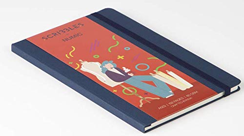 Numic Scribble Collection | Navy Blue Colour Hardbound Cover | A5 Small ...