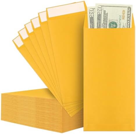 Amazon.com : Cash Envelopes-120 Envelopes Money Saving Challenge, 3.2x6 ...