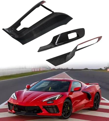 Amazon.com: NUBEHONE Bundled Items of Real Carbon Fiber Interior Center ...