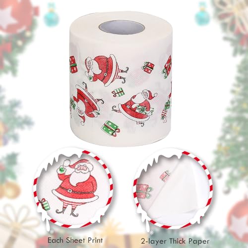 Snapklik.com : Merry Christmas Toilet Paper, Santa Claus Tissue Roll ...