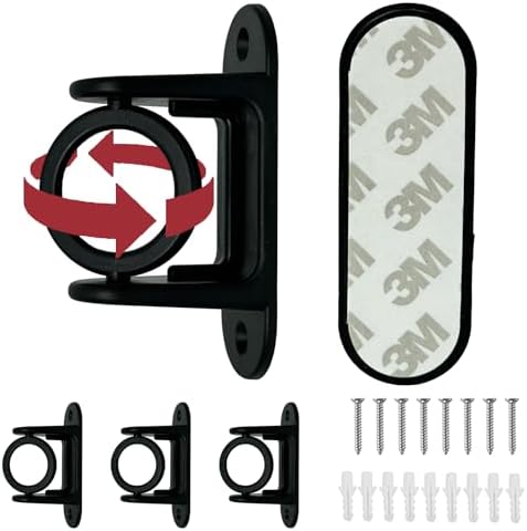 Amazon.com: Funnacle Double Curtain Rods Brackets No Drilling Double ...