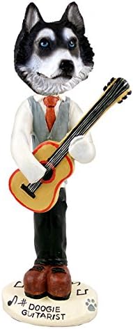 Amazon.com: Husky Black & White w/Blue Eyes Guitarist Doogie ...