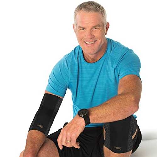 Copper Fit Unisex-Adult's Freedom Knee Compression Sleeve, Black, X-Large