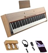 Amazon.com: GLARRY Digital Piano Keyboard with Stand, Portable 88 keys ...