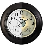 Amazon.com: ANDY STAR 24 Inch Outdoor Clocks Waterproof,Large Outdoor ...