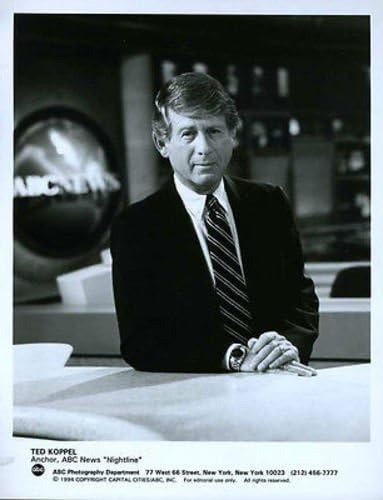 Ted Koppel ABC News Nightline Original 7x9" Photo #H2800 at Amazon's ...