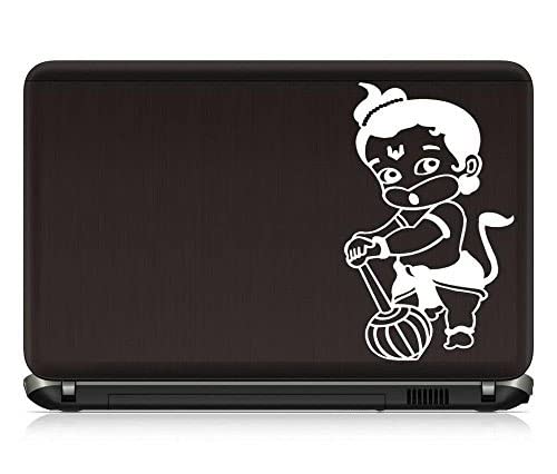 Fusion Graphix Hanuman Logo Laptop Sticker Vinyl Decal (White) : Amazon ...