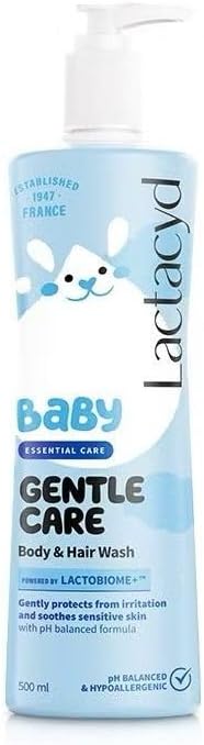 Lactacyd Baby Gentle Care - 2in1 Body Wash and Hair Shampoo (500ml ...