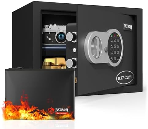 [ 0.77 Cu.ft. ]PATRON Fireproof Safe for Home,Digital Security Home ...