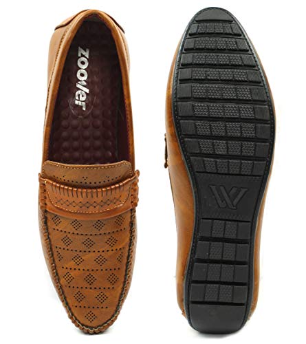 Buy Zoover Tan Driving Gudiya Laser Shoes at Amazon.in